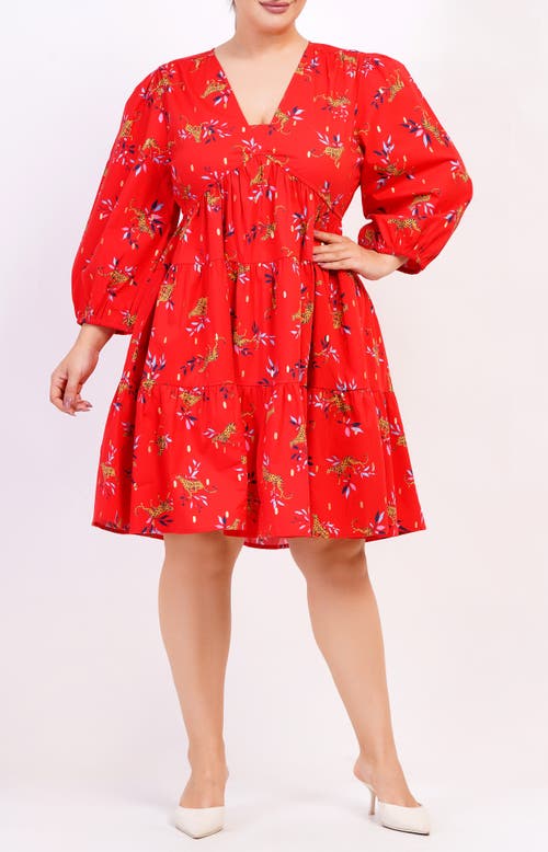 LEOTA Zariah Empire Waist Mini Dress